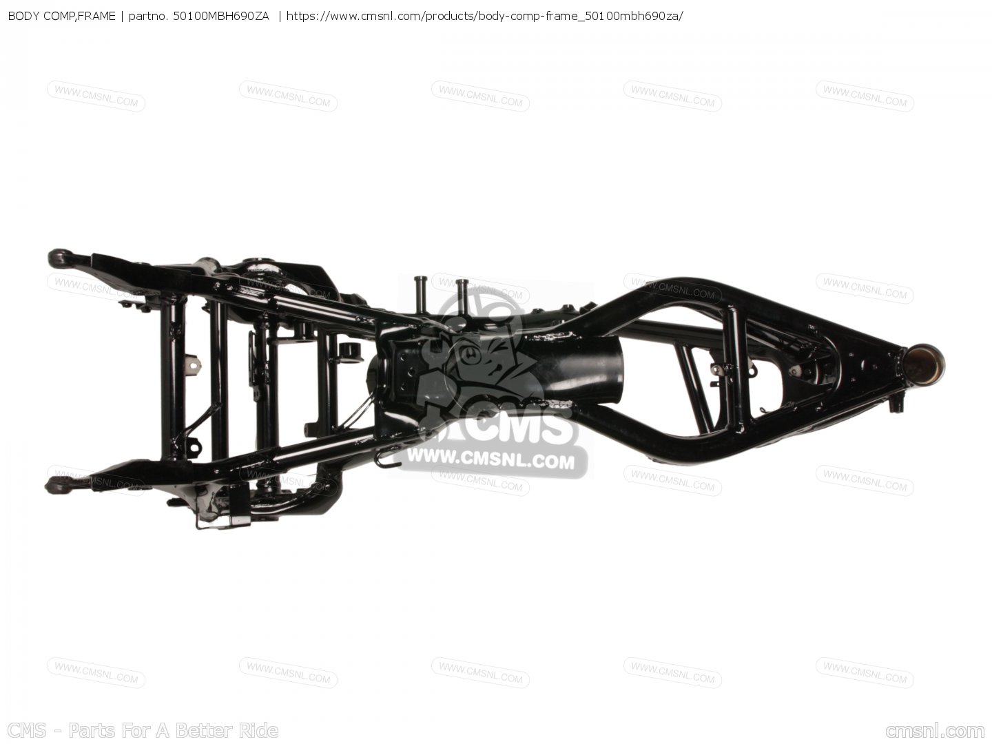 50100MBH690ZA: BODY COMP,FRAME Honda - buy the 50100-MBH-690ZA at CMSNL