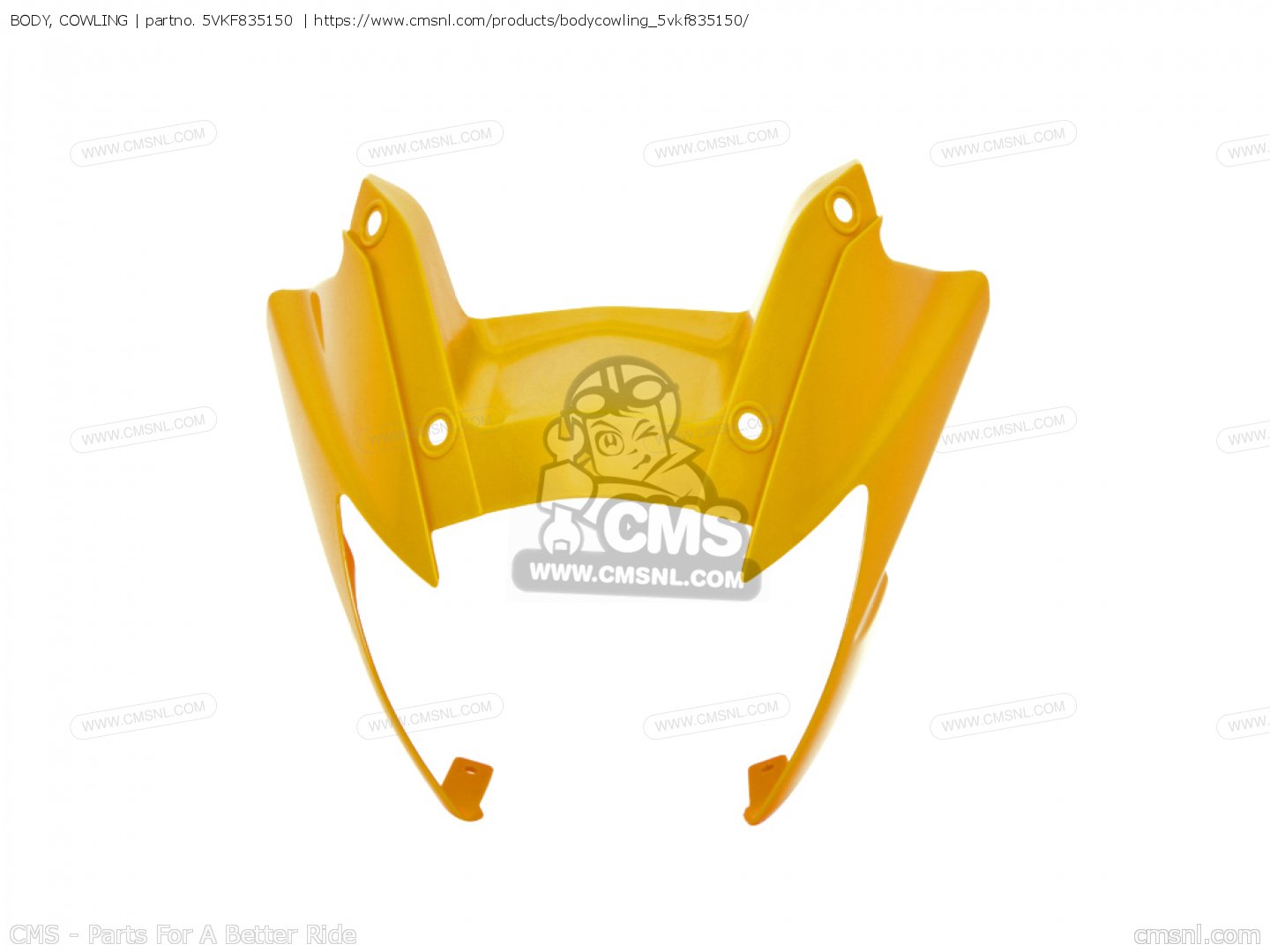 5VKF835150: BODY, COWLING Yamaha - buy the 5VK-F8351-50-00 at CMSNL