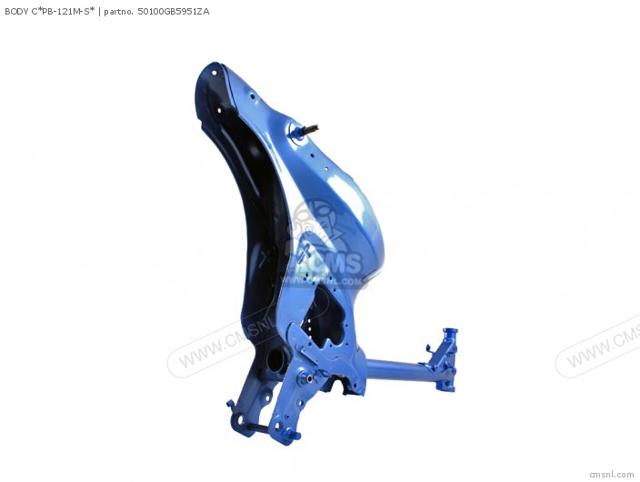 50100GB5951ZA: BODY C*PB-121M-S* Honda - buy the 50100-GB5-951ZA at CMSNL