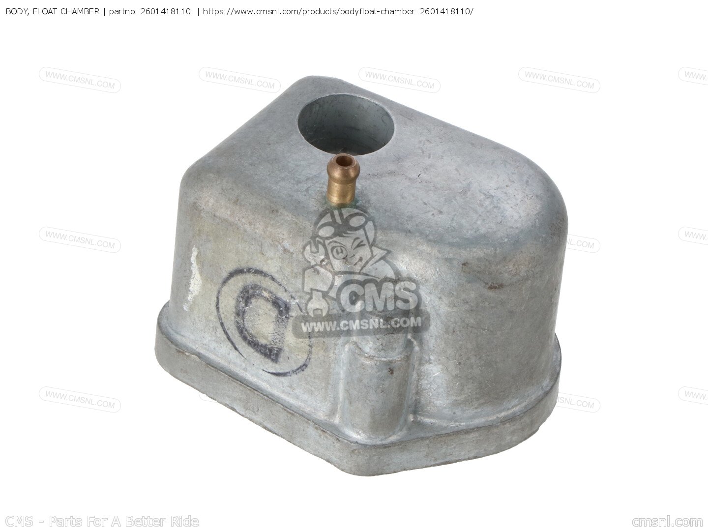 BODY, FLOAT CHAMBER for Yamaha - order at CMSNL