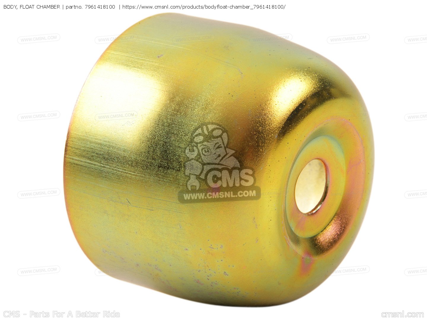 7961418100: BODY, FLOAT CHAMBER Yamaha - buy the 796-14181-00-00 at CMSNL