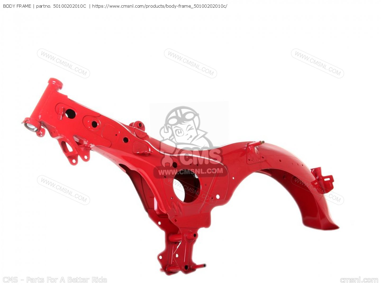 50100202010C: BODY FRAME Honda - buy the 50100-202-010C at CMSNL