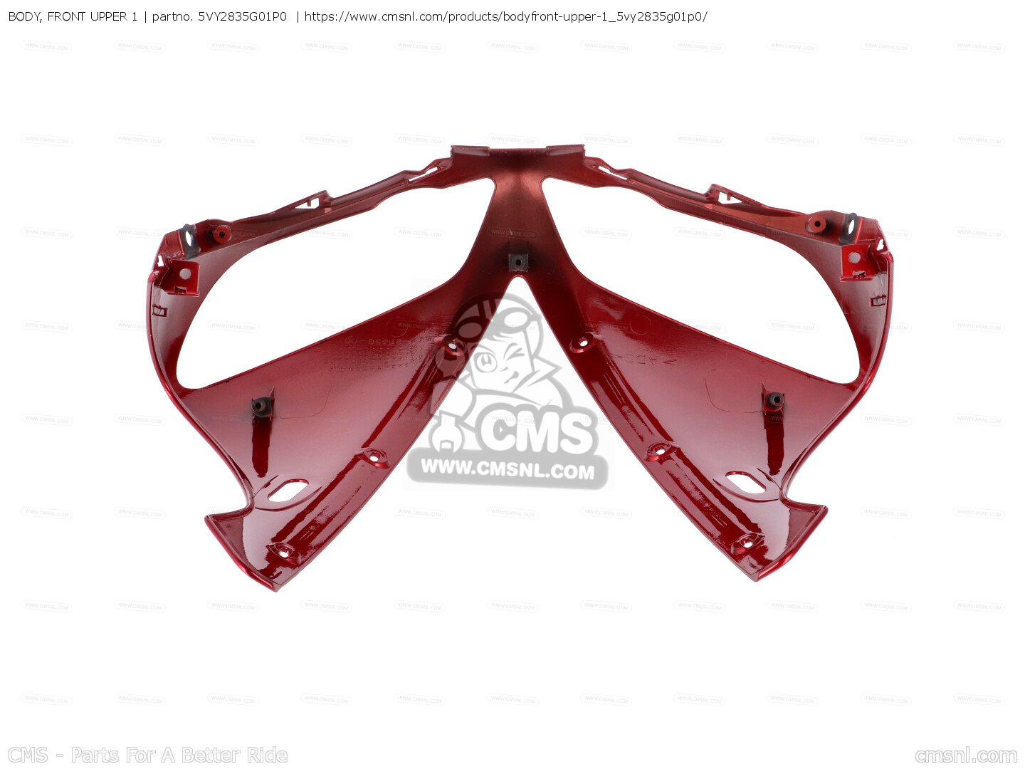 5VY-2835G-01-P0 Body, Front Upper 1, 5VY2835G01P0 Yamaha - YZF-R1