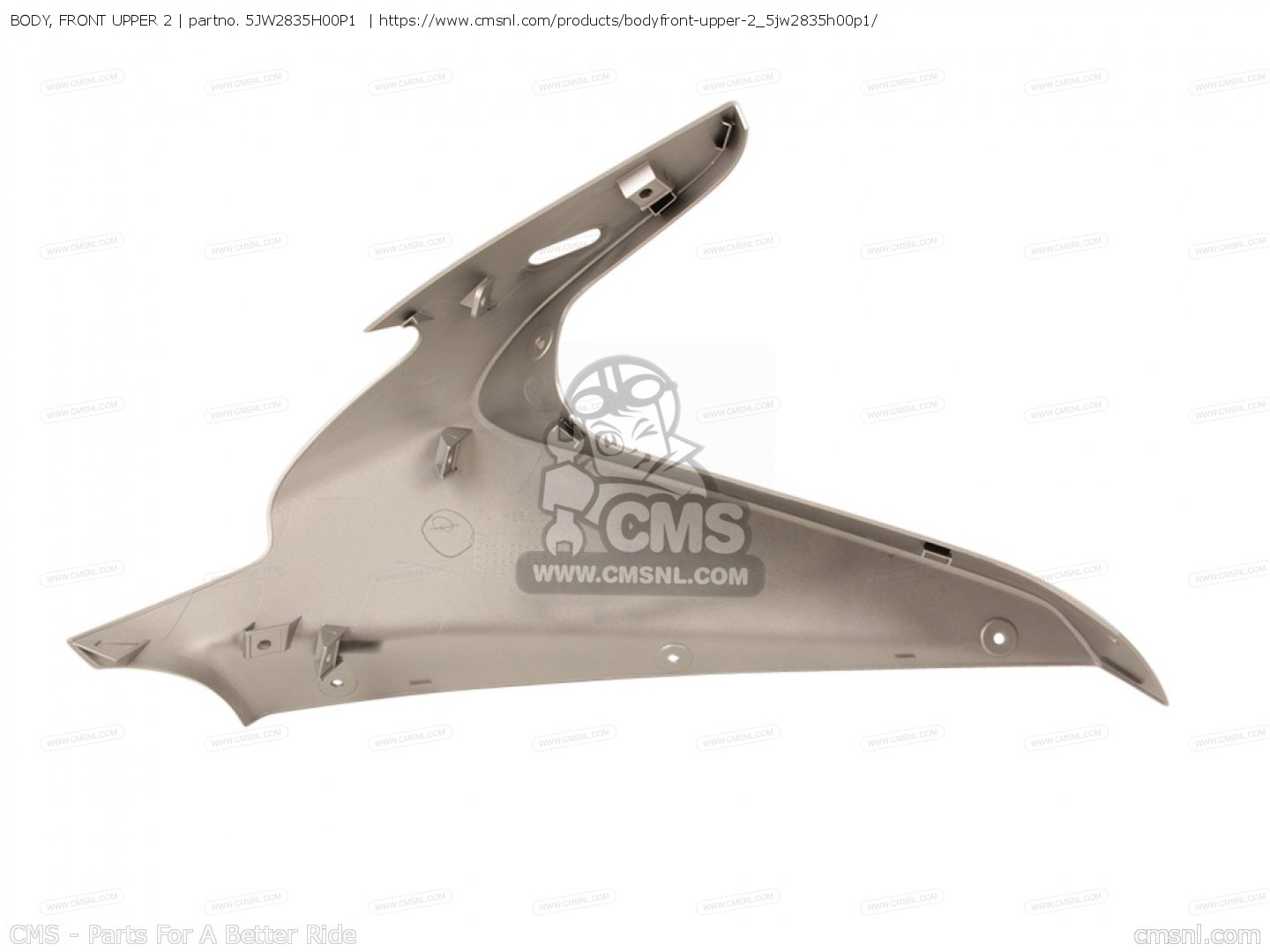 5JW2835H00P1: Body, Front Upper 2 Yamaha - buy the 5JW-2835H-00-P1 at CMSNL