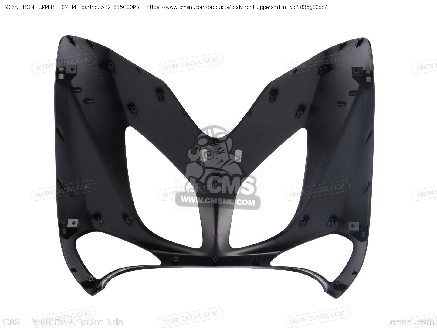 5B2F835G00PB: Body, Front Upper Sm1m Yamaha - buy the 5B2-F835G-00-PB ...