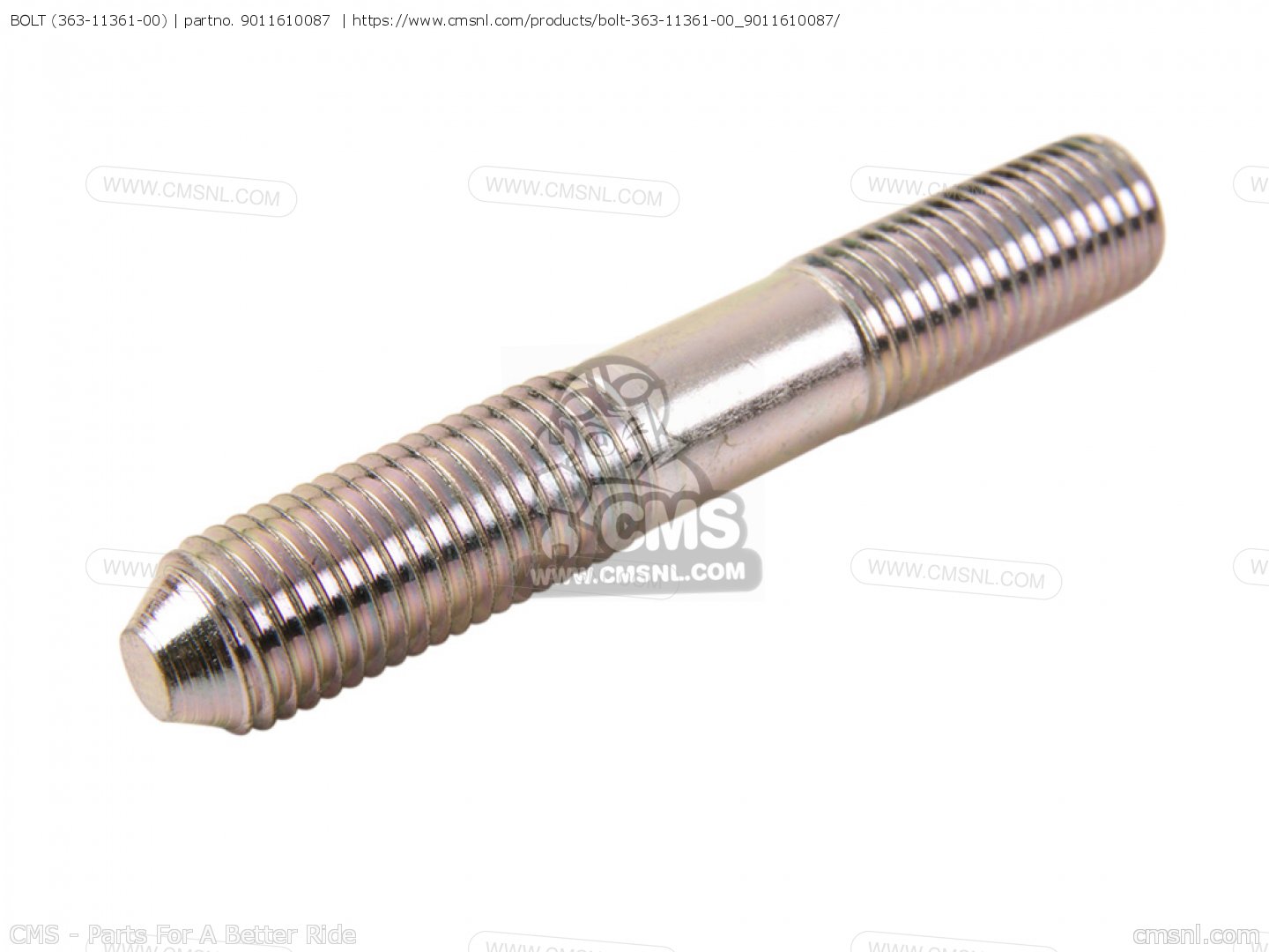 BOLT (363-11361-00) for Yamaha - order at CMSNL