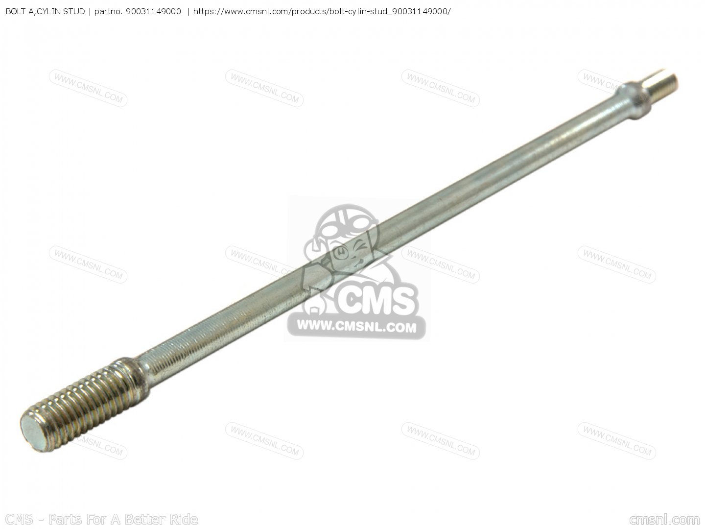 BOLT A,CYLIN STUD for Honda - order at CMSNL