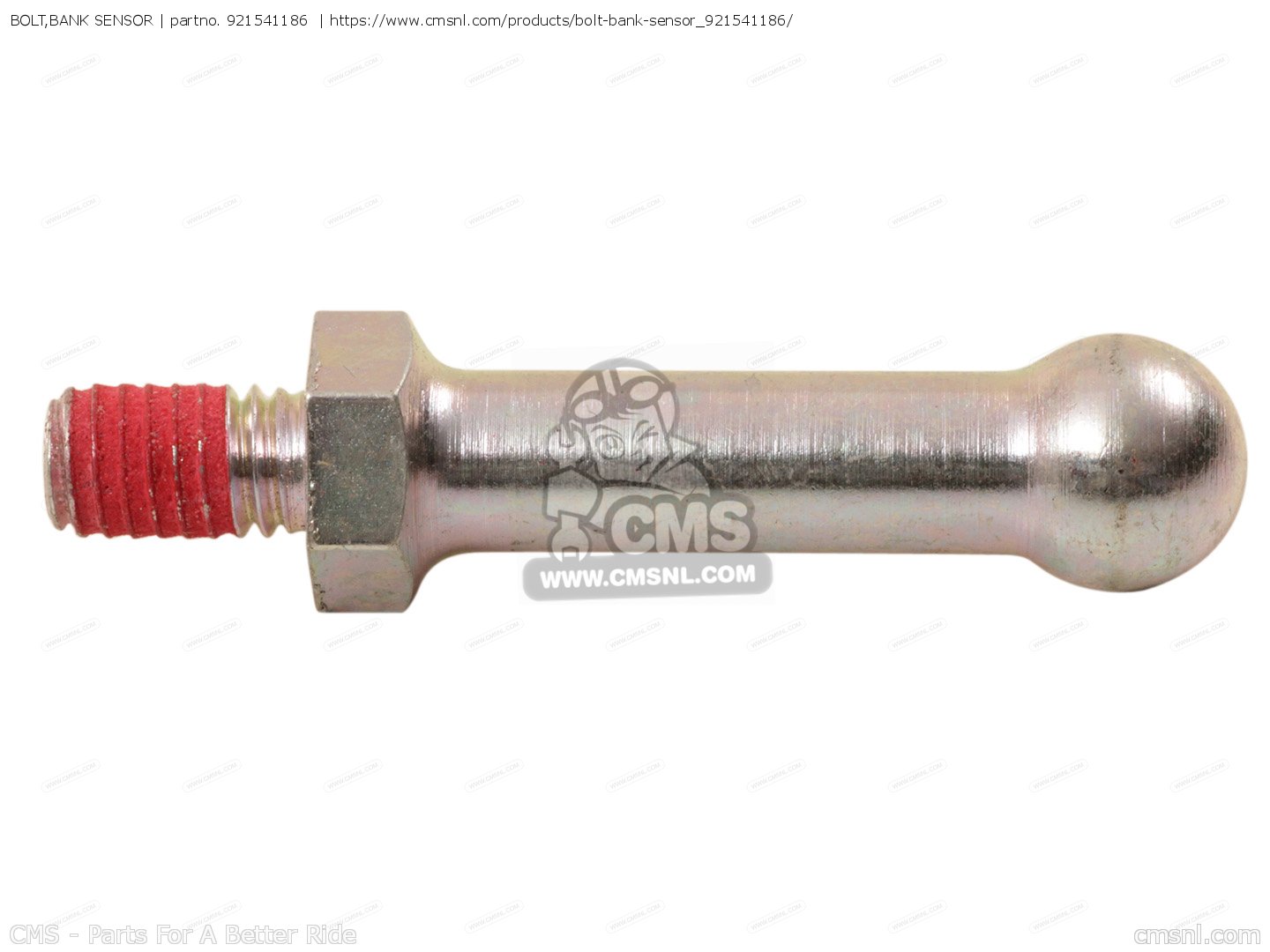 92154-1186 Bolt,Bank Sensor, 921541186 Kawasaki - ZR800CDS, ZR800CEF ...