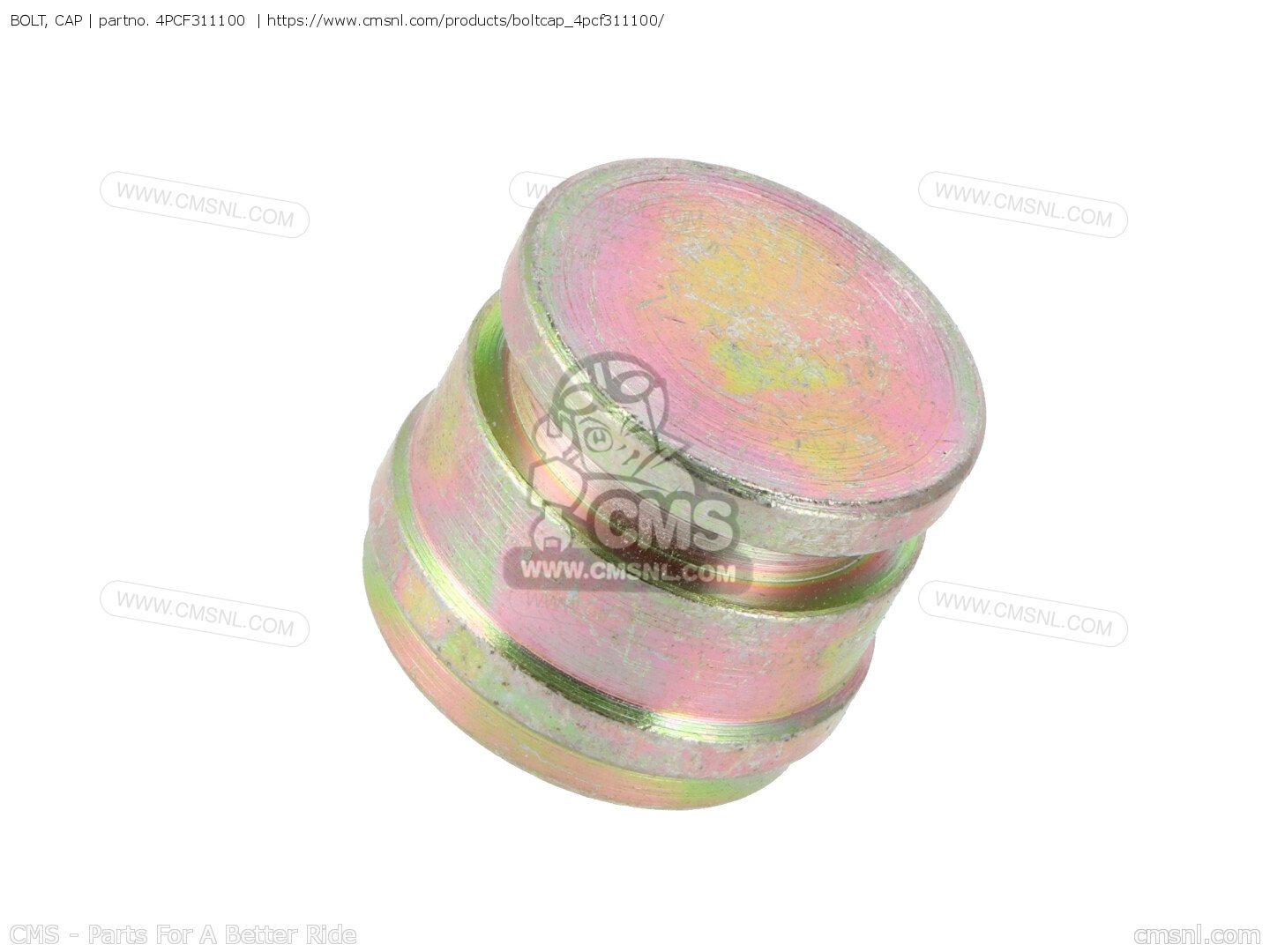 4PCF311100: BOLT, CAP Yamaha - buy the 4PC-F3111-00-00 at CMSNL