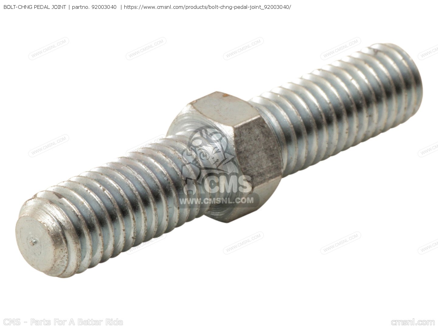 92003040: Bolt-chng Pedal Joint Kawasaki - buy the 92003-040 at CMSNL
