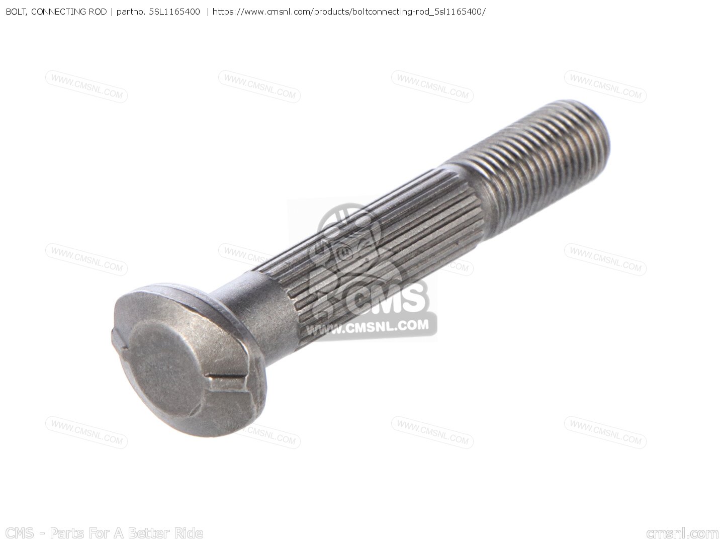 5SL1165400: BOLT, CONNECTING ROD Yamaha - buy the 5SL-11654-00-00 at CMSNL