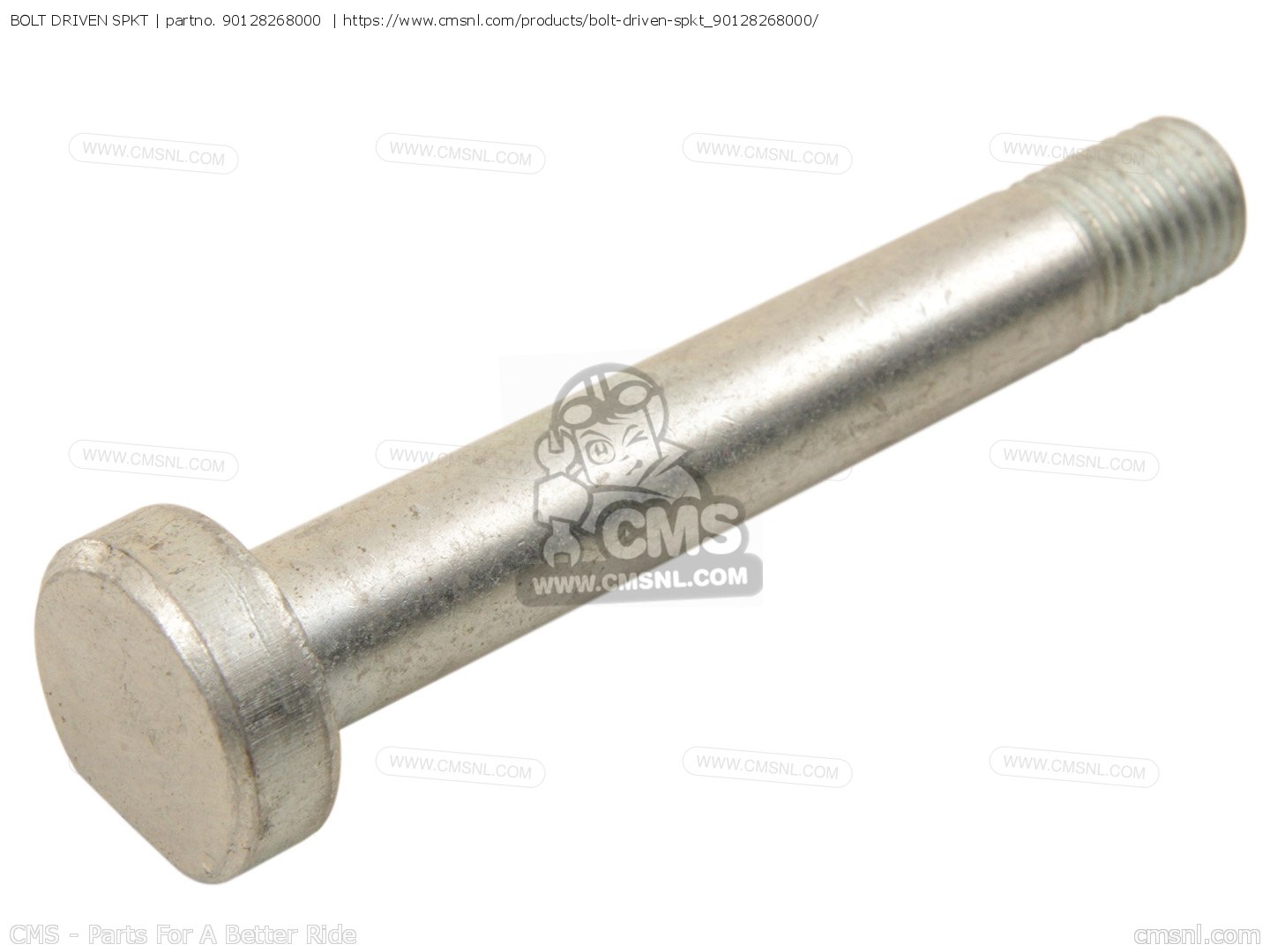 90128268000: BOLT DRIVEN SPKT Honda - buy the 90128-268-000 at CMSNL
