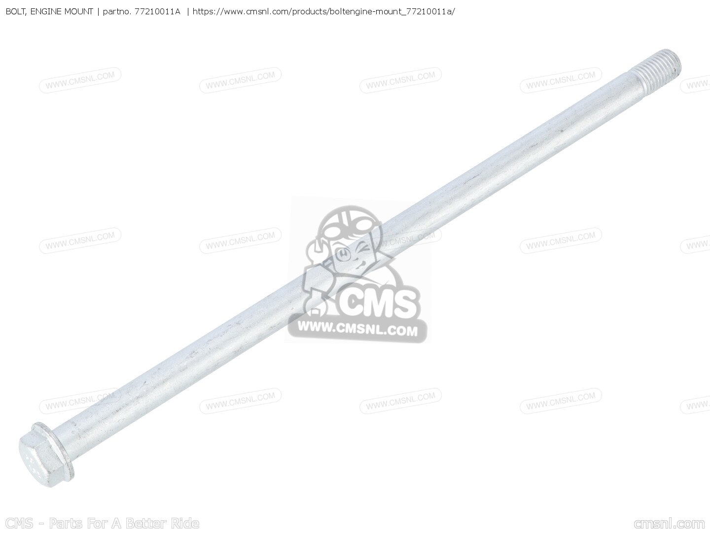 77210011A: BOLT, ENGINE MOUNT Ducati - buy the 77210011A at CMSNL