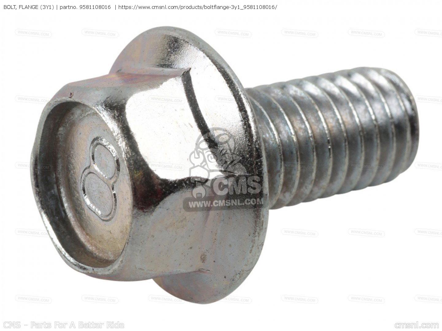 BOLT, FLANGE (3Y1) for Yamaha - order at CMSNL