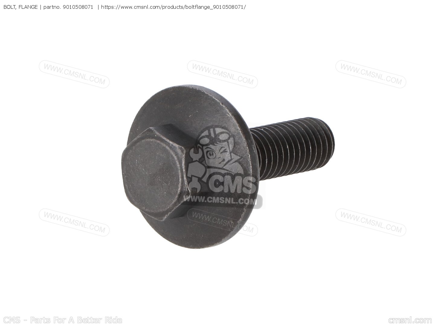 9010508071: BOLT, FLANGE Yamaha - buy the 90105-08071-00 at CMSNL