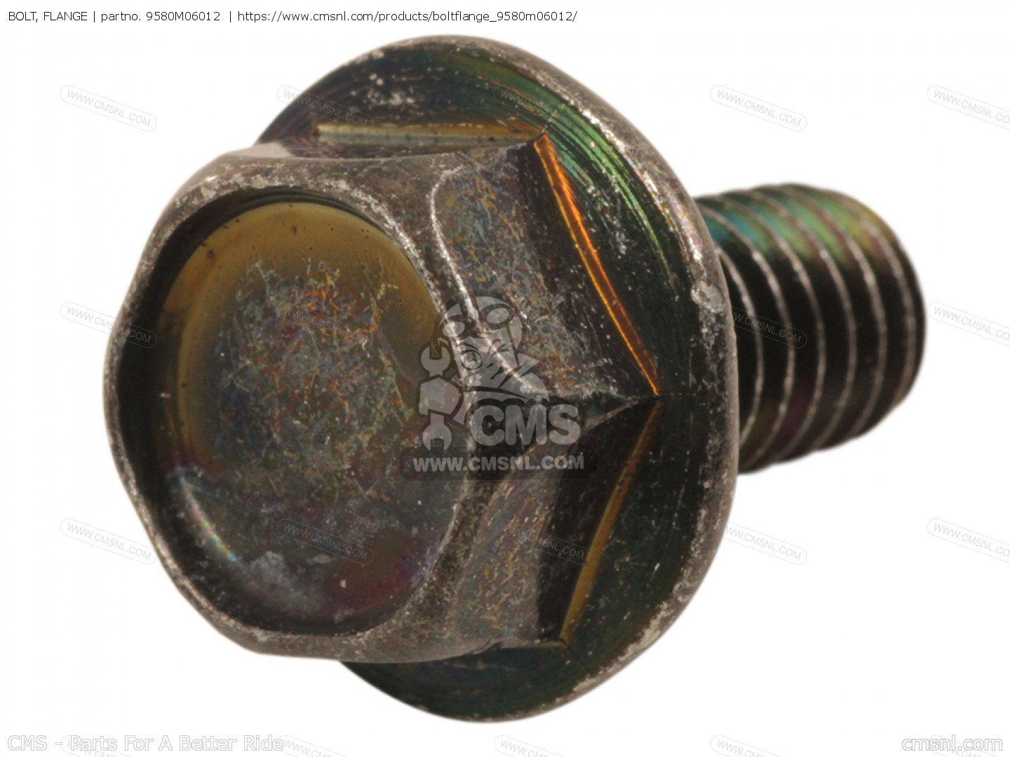 9580M06012 : BOLT, FLANGE Yamaha - acheter le 9580M-06012-00 à CMSNL
