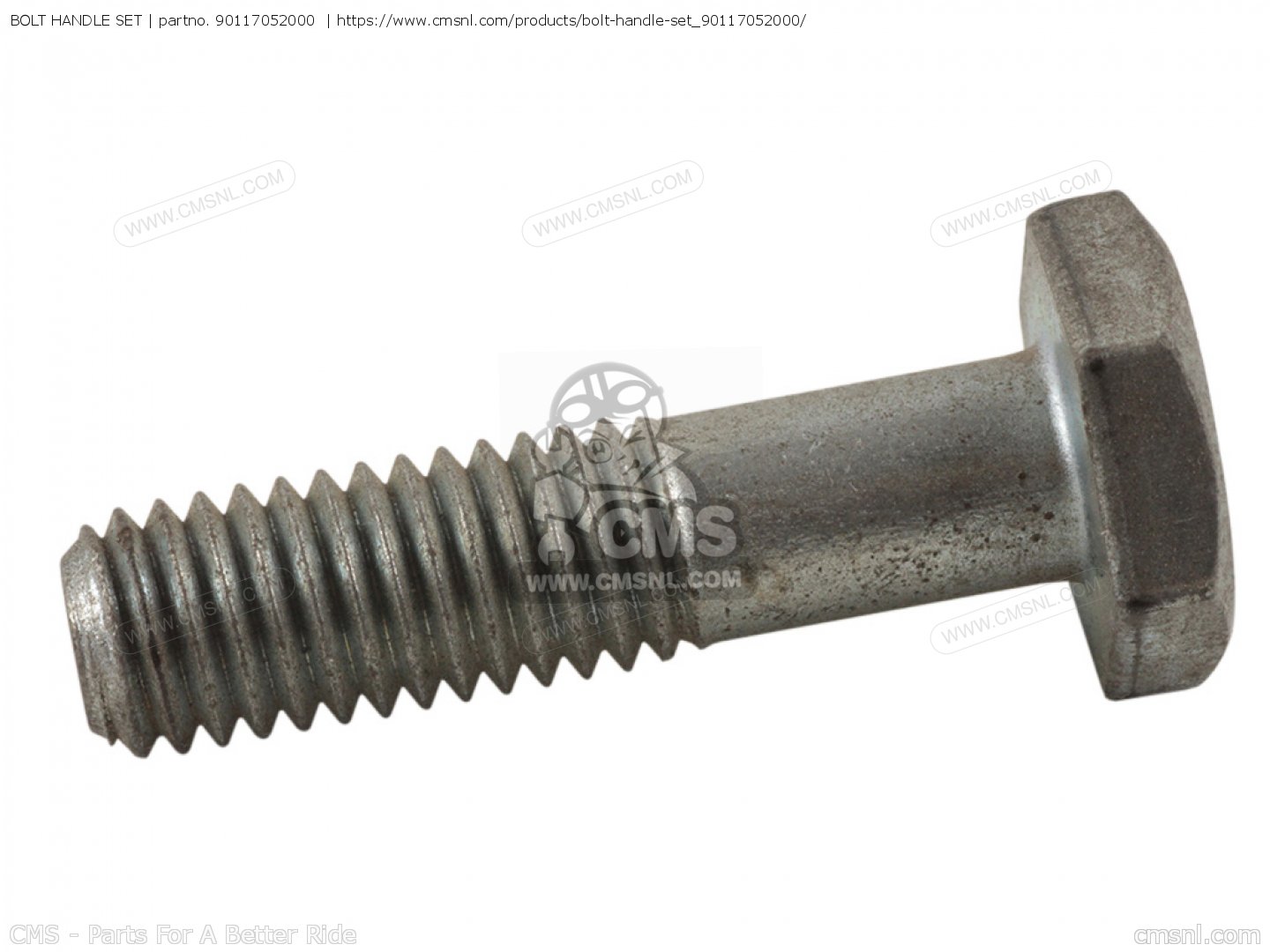 90117052000: Bolt Handle Set Honda - buy the 90117-052-000 at CMSNL