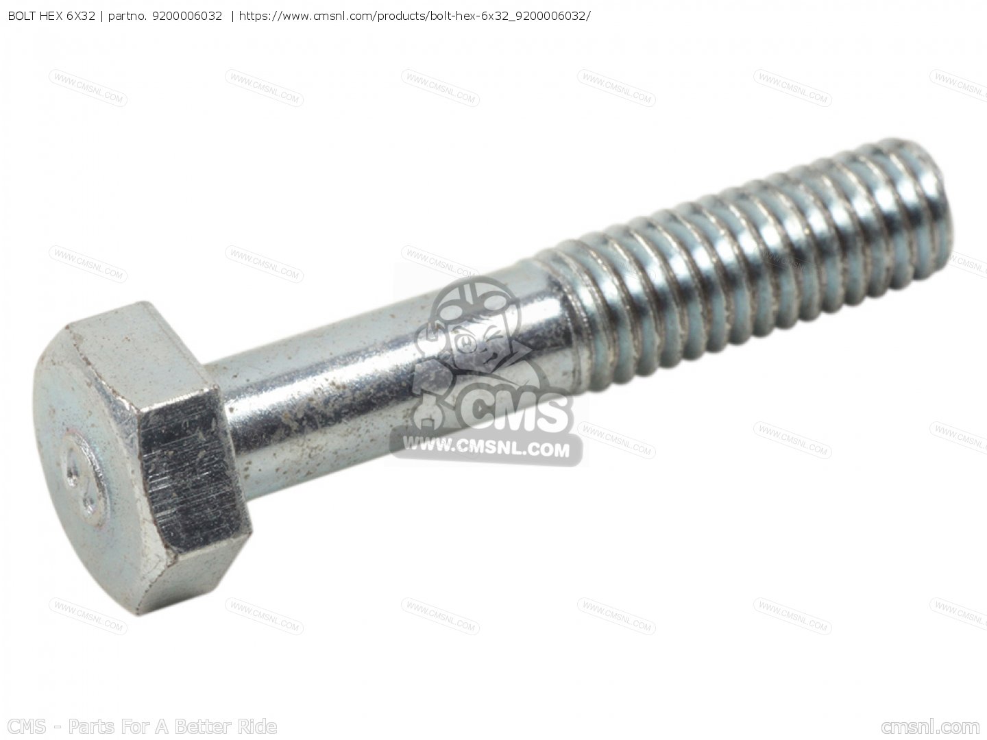 BOLT HEX 6X32 for ST90 TRAILSPORT 1974 K1 USA - order at CMSNL