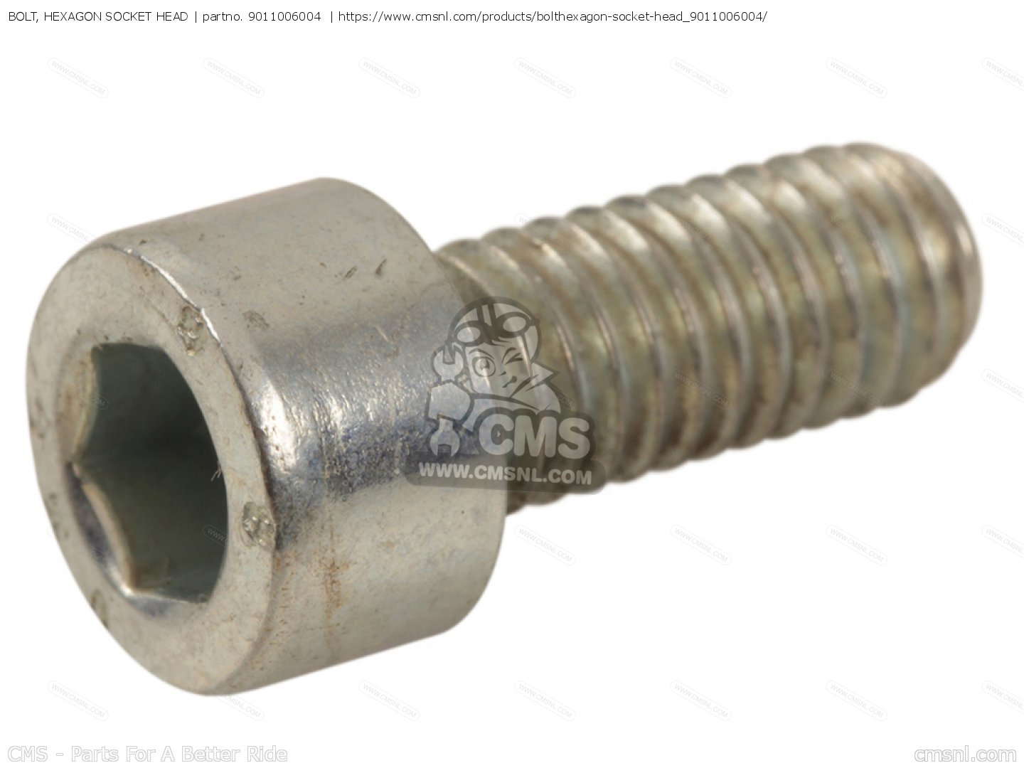 9011006004: BOLT, HEXAGON SOCKET HEAD Yamaha - buy the 90110-06004-00 ...
