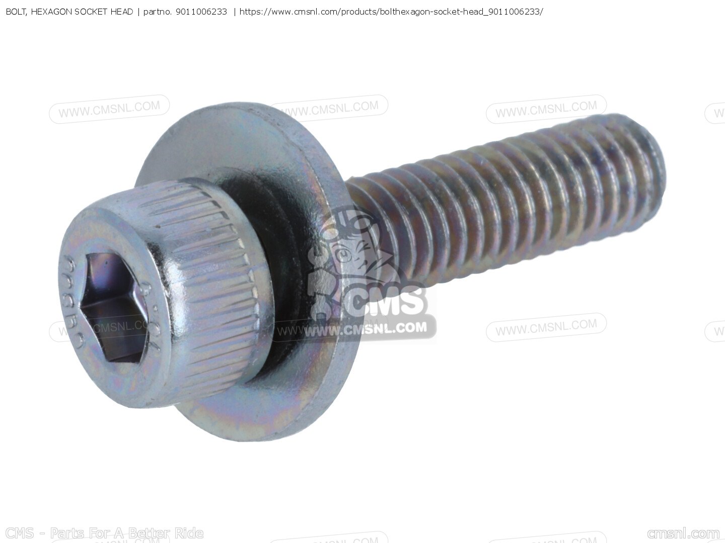 BOLT, HEXAGON SOCKET HEAD for Yamaha - order at CMSNL