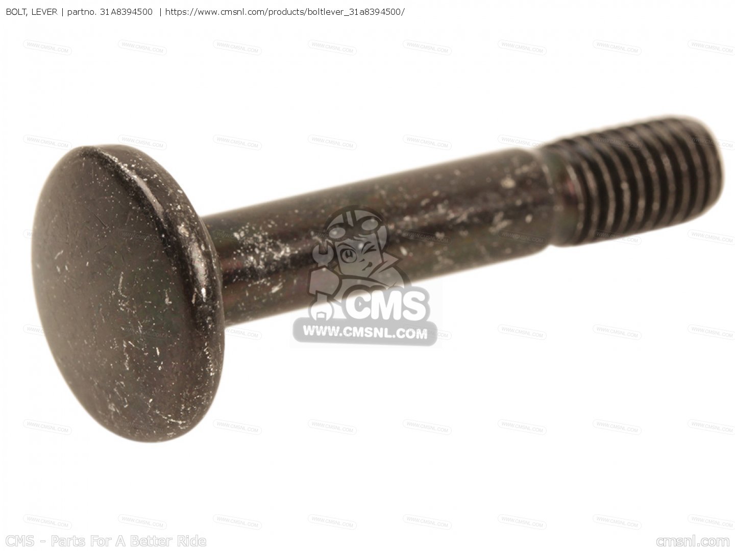 31A8394500: BOLT, LEVER Yamaha - buy the 31A-83945-00-00 at CMSNL