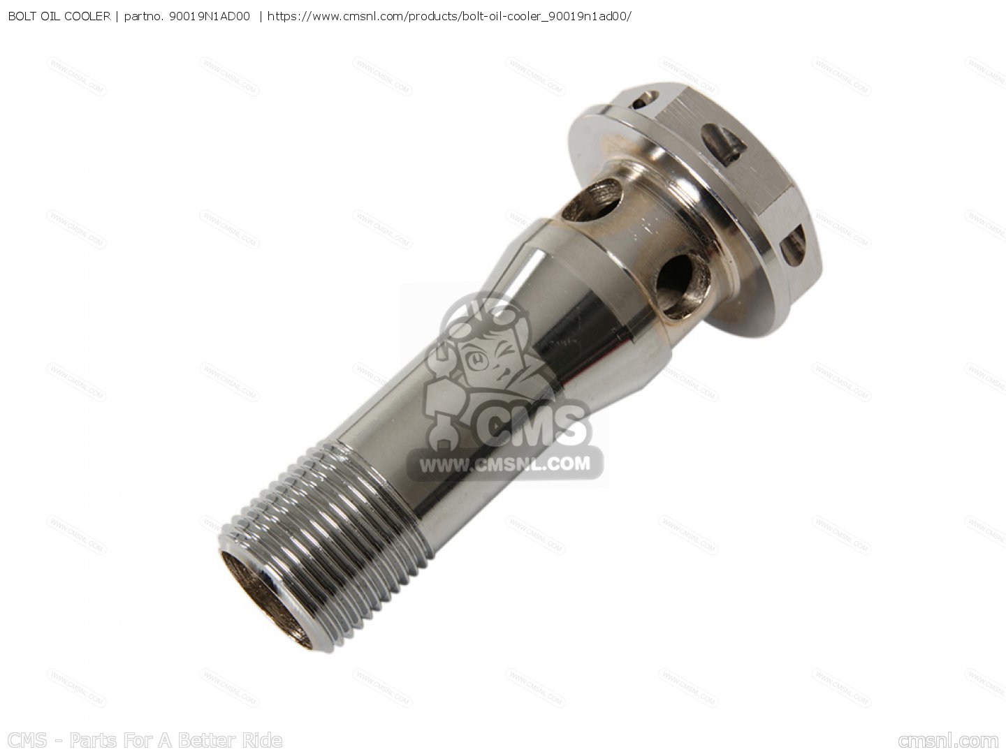 90019N1AD00: BOLT OIL COOLER Honda - buy the 90019-N1A-D00 at CMSNL
