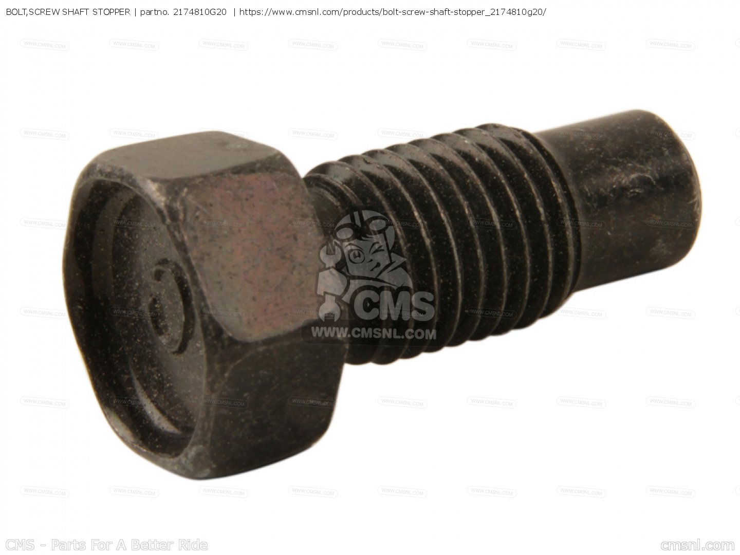 21748-10G20 Bolt,Screw Shaft Stopper, 2174810G20 Suzuki - AN650, AN650Z ...