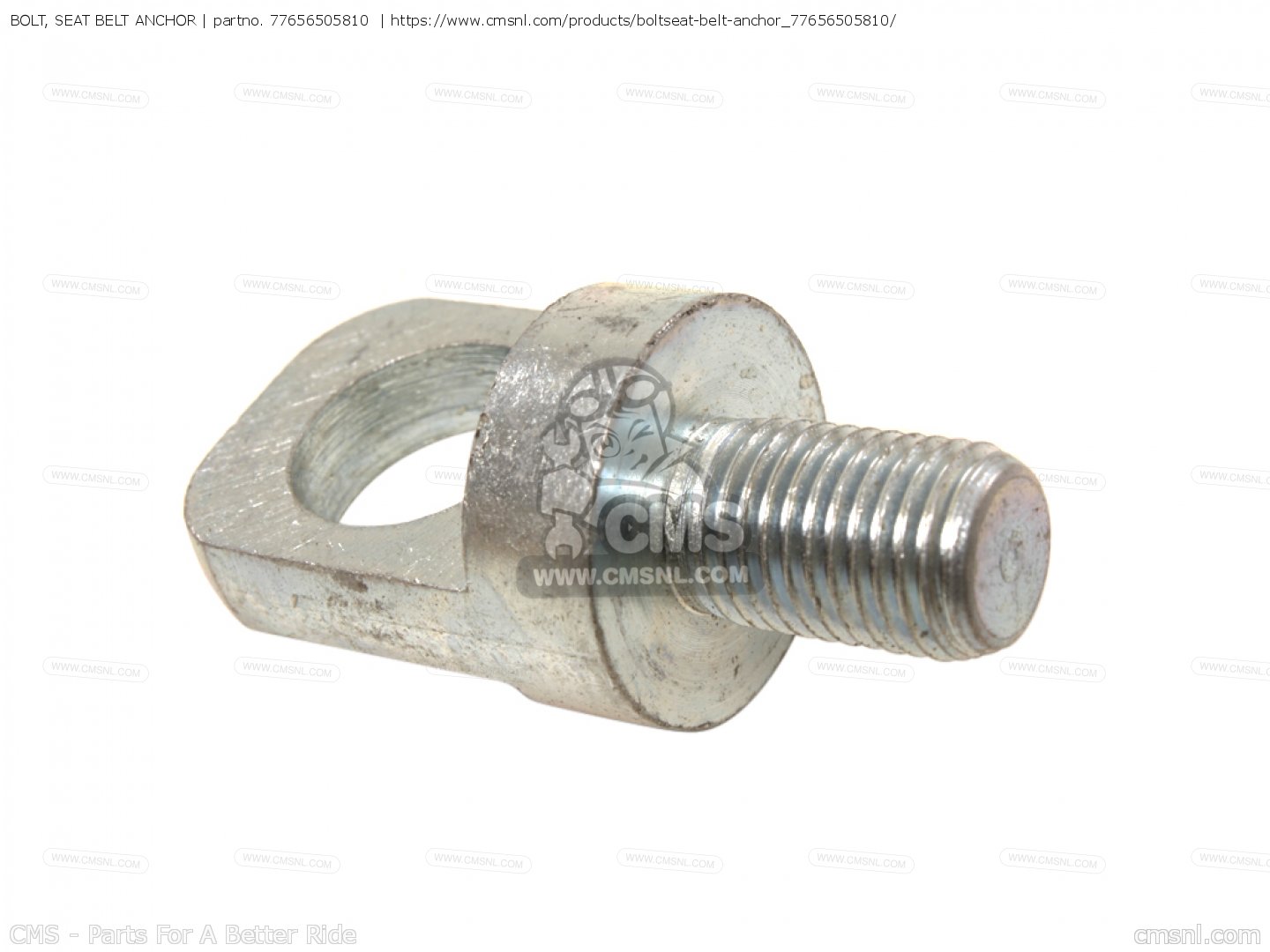 BOLT, SEAT BELT ANCHOR for Honda - order at CMSNL