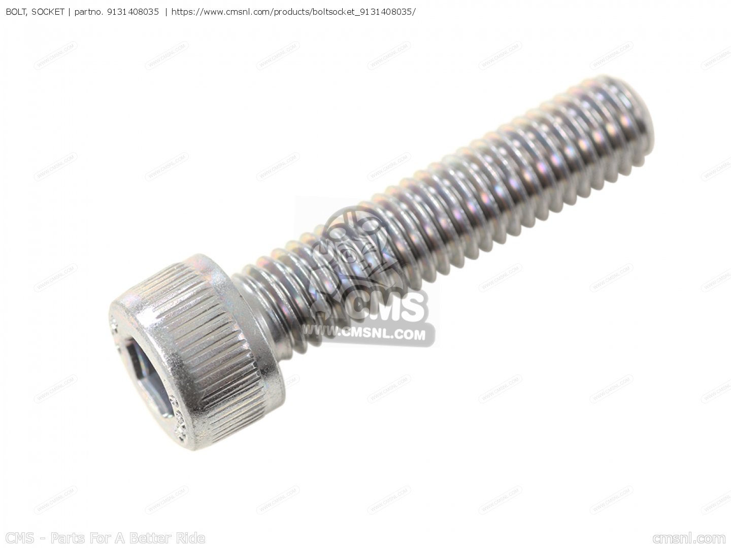 9131408035: BOLT, SOCKET Yamaha - buy the 91314-08035-00 at CMSNL