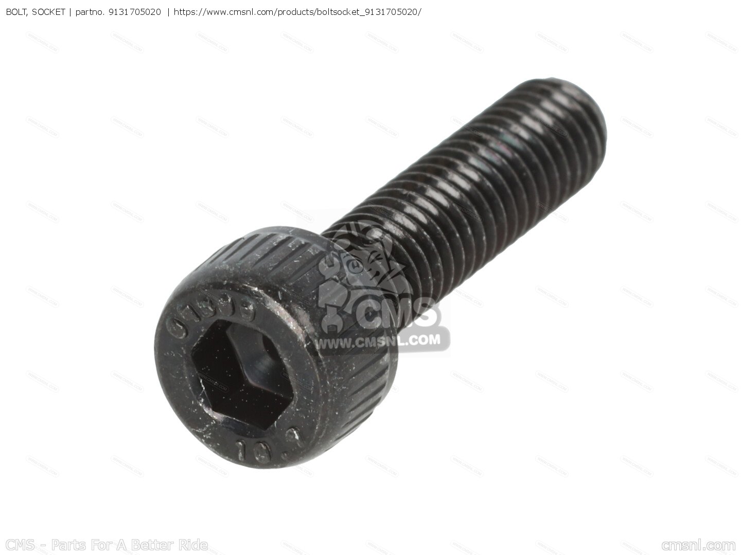 9131705020: BOLT, SOCKET Yamaha - buy the 91317-05020-00 at CMSNL