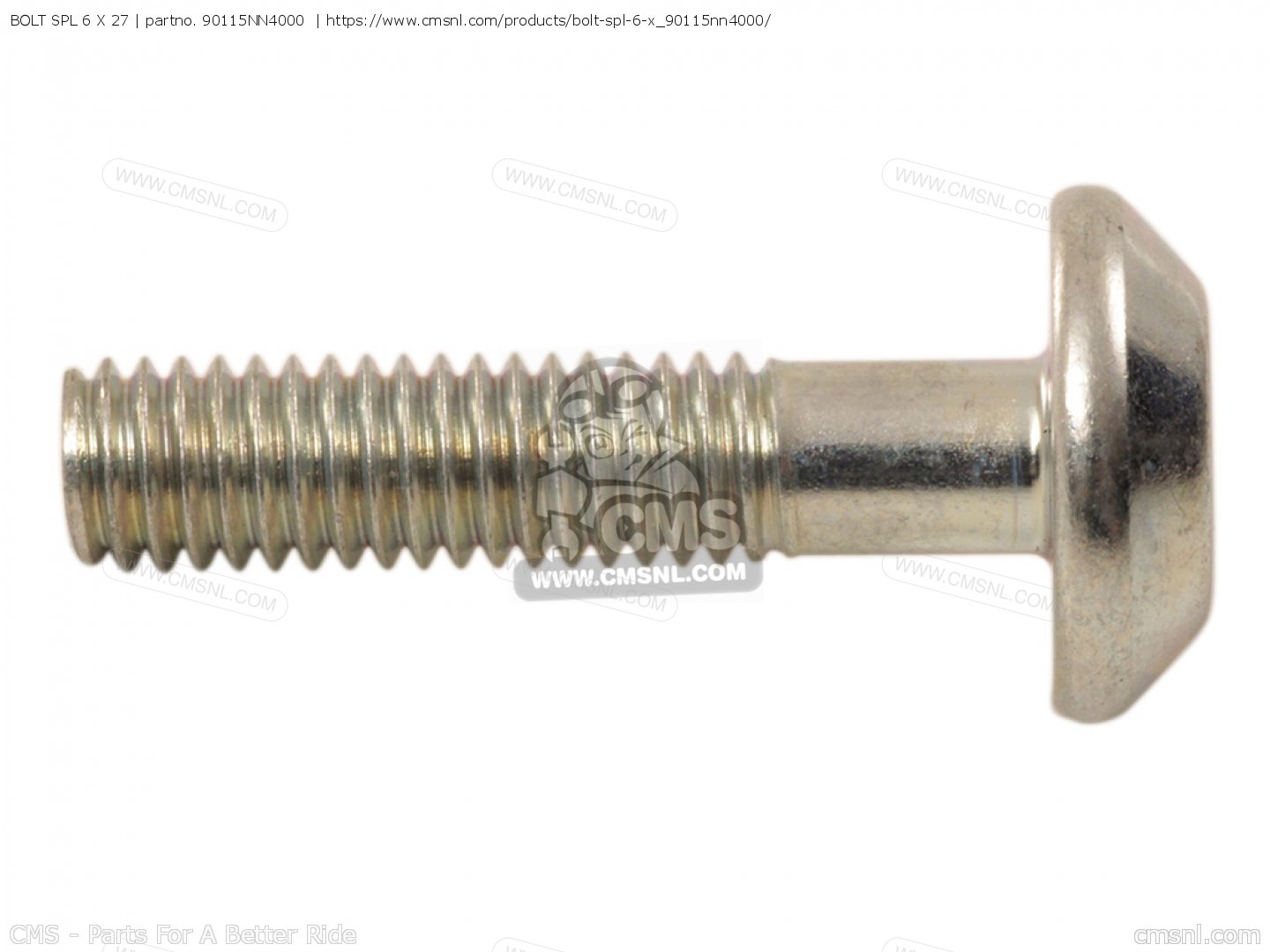 BOLT SPL 6 X 27 for COTA 4RT 2006 (6) - order at CMSNL