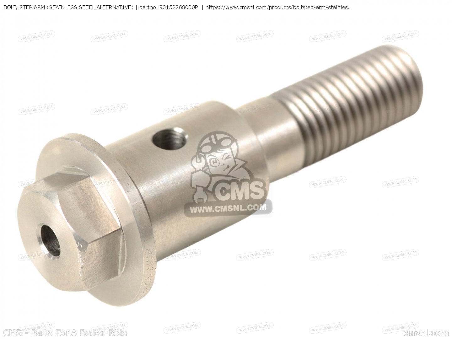 90152268000P: BOLT, STEP ARM (STAINLESS STEEL) (NON O.E. ALTERNATIVE ...