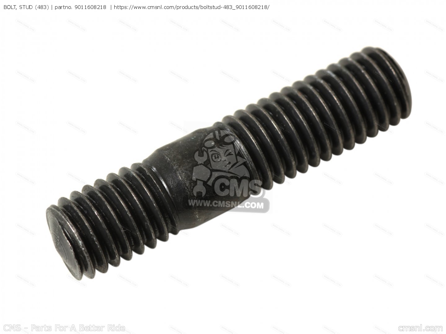 9011608218 : BOLT, STUD (483) Yamaha - acheter le 90116-08218-00 à CMSNL
