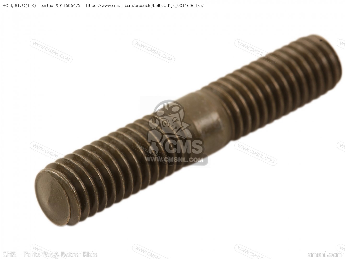 9011606475: BOLT, STUD(1JK) Yamaha - buy the 90116-06475-00 at CMSNL