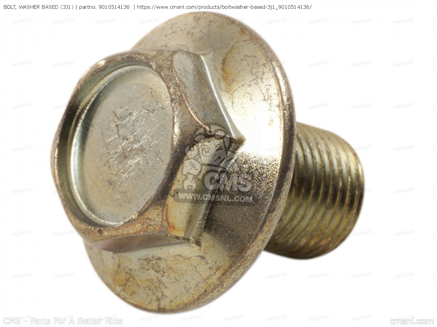 9010514136: BOLT, WASHER BASED (3J1) Yamaha - buy the 90105-14136-00 at ...