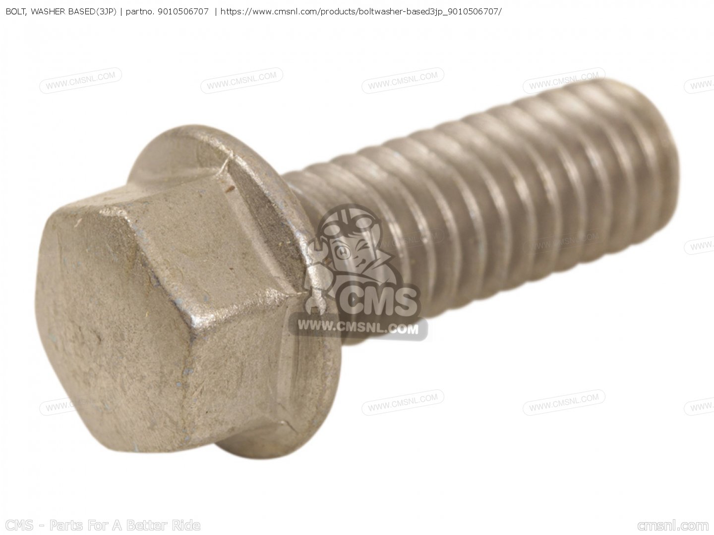 9010506707: BOLT, WASHER BASED(3JP) Yamaha - buy the 90105-06707-00 at ...