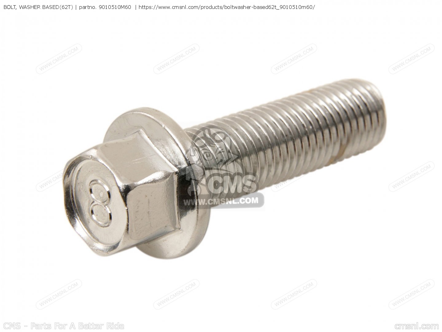 9010510M60: BOLT, WASHER BASED(62T) Yamaha - buy the 90105-10M60-00 at ...