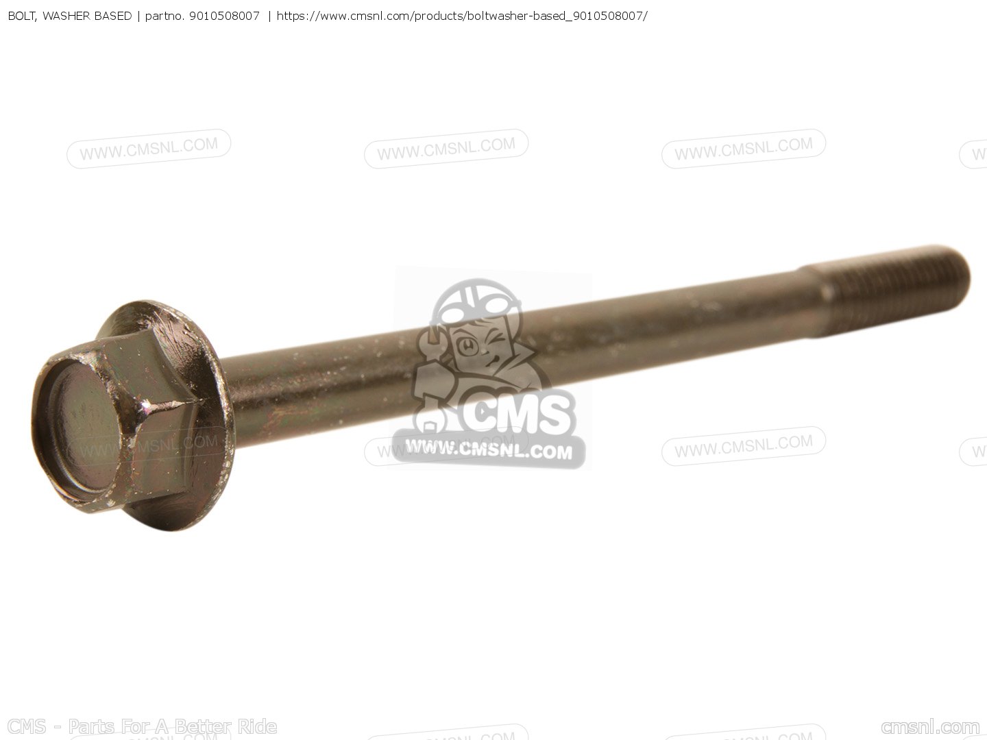 9010508007: BOLT, WASHER BASED Yamaha - buy the 90105-08007-00 at CMSNL