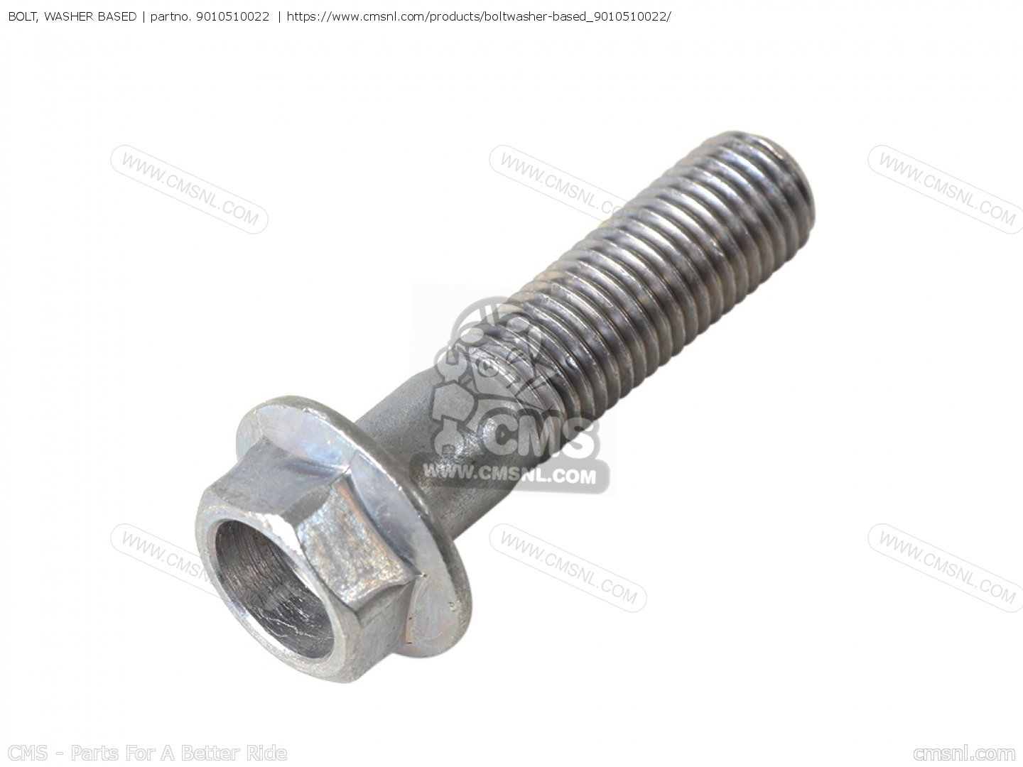 9010510022: BOLT, WASHER BASED Yamaha - buy the 90105-10022-00 at CMSNL