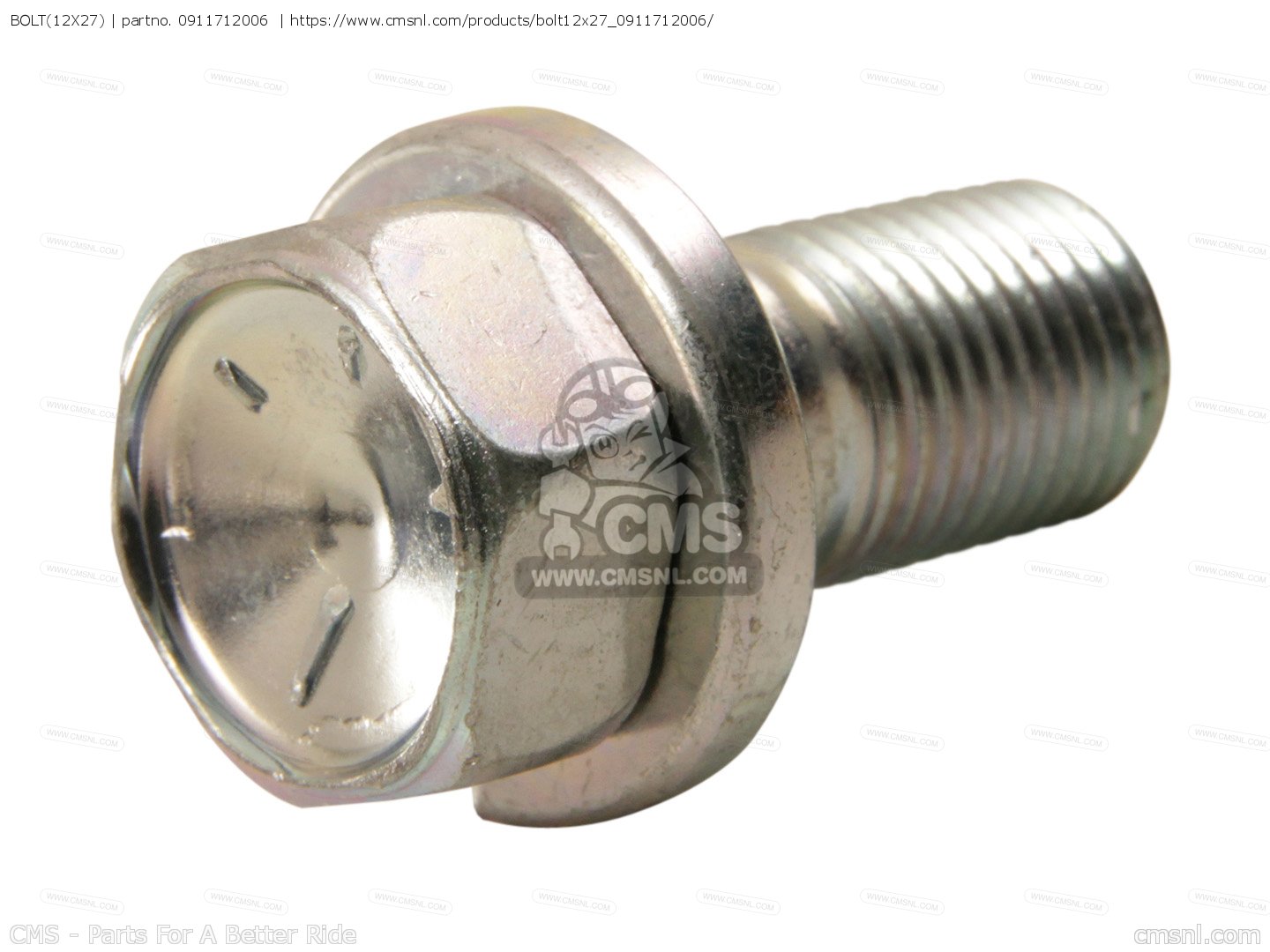 0911712006: BOLT(12X27) Suzuki - buy the 09117-12006 at CMSNL