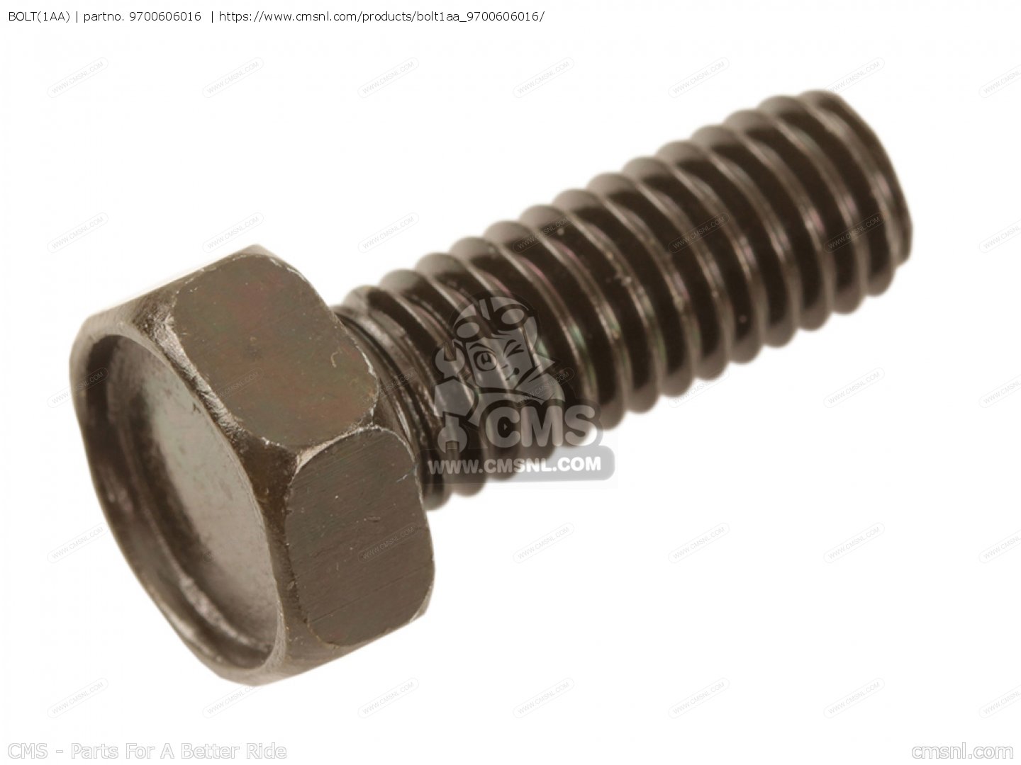 9700606016: BOLT(1AA) Yamaha - buy the 97006-06016-00 at CMSNL