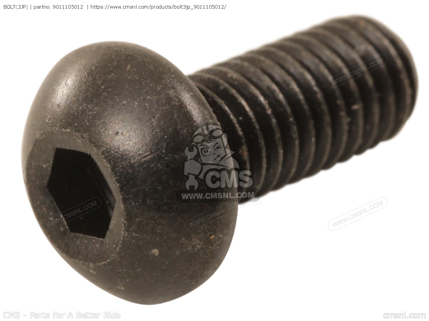 9011105012: BOLT(3JP) Yamaha - buy the 90111-05012-00 at CMSNL