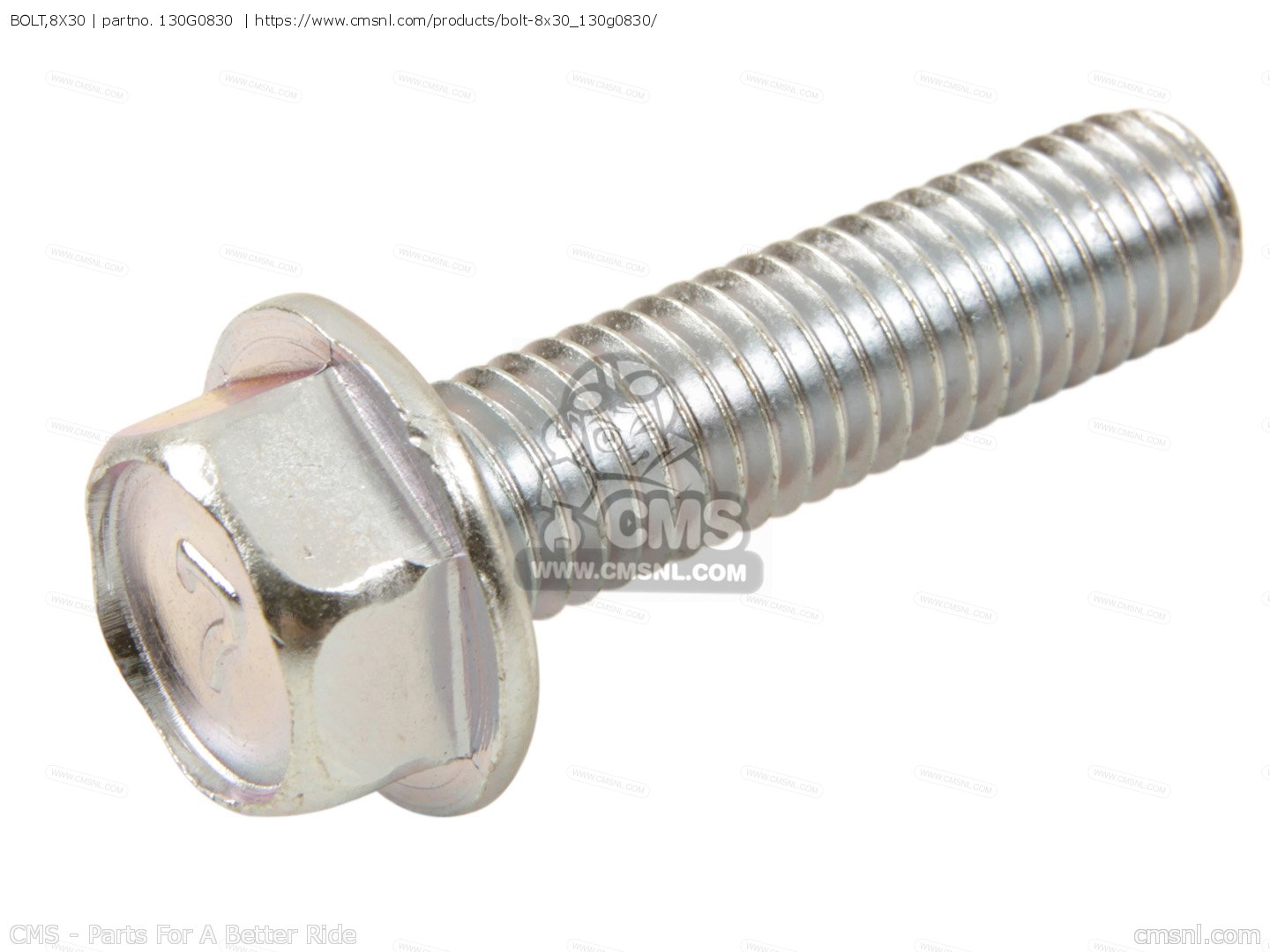 130G0830: BOLT,8X30 Kawasaki - buy the 130G0830 at CMSNL