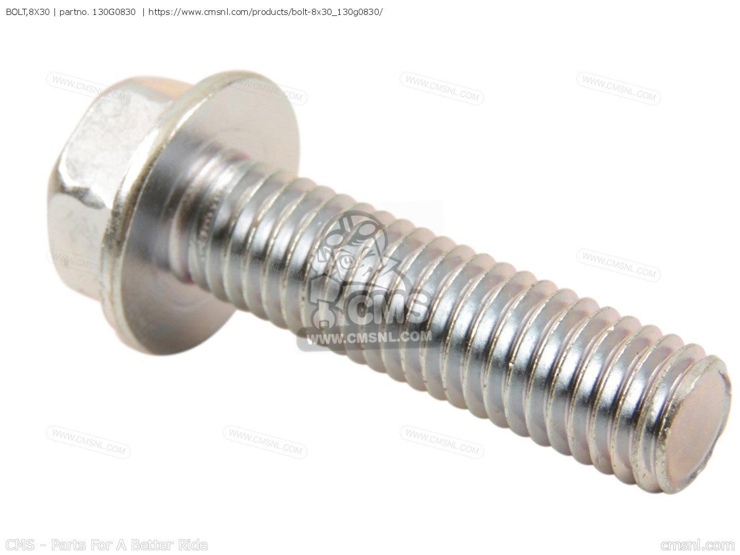 130G0830: BOLT,8X30 Kawasaki - buy the 130G0830 at CMSNL