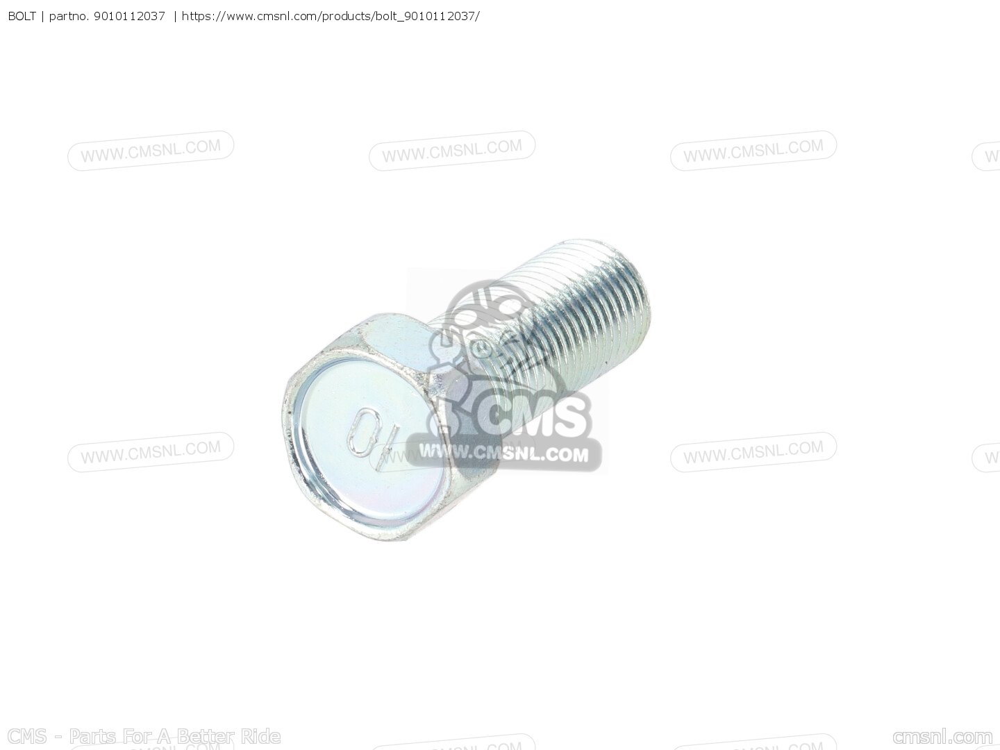 9010112037: BOLT Yamaha - buy the 90101-12037-00 at CMSNL