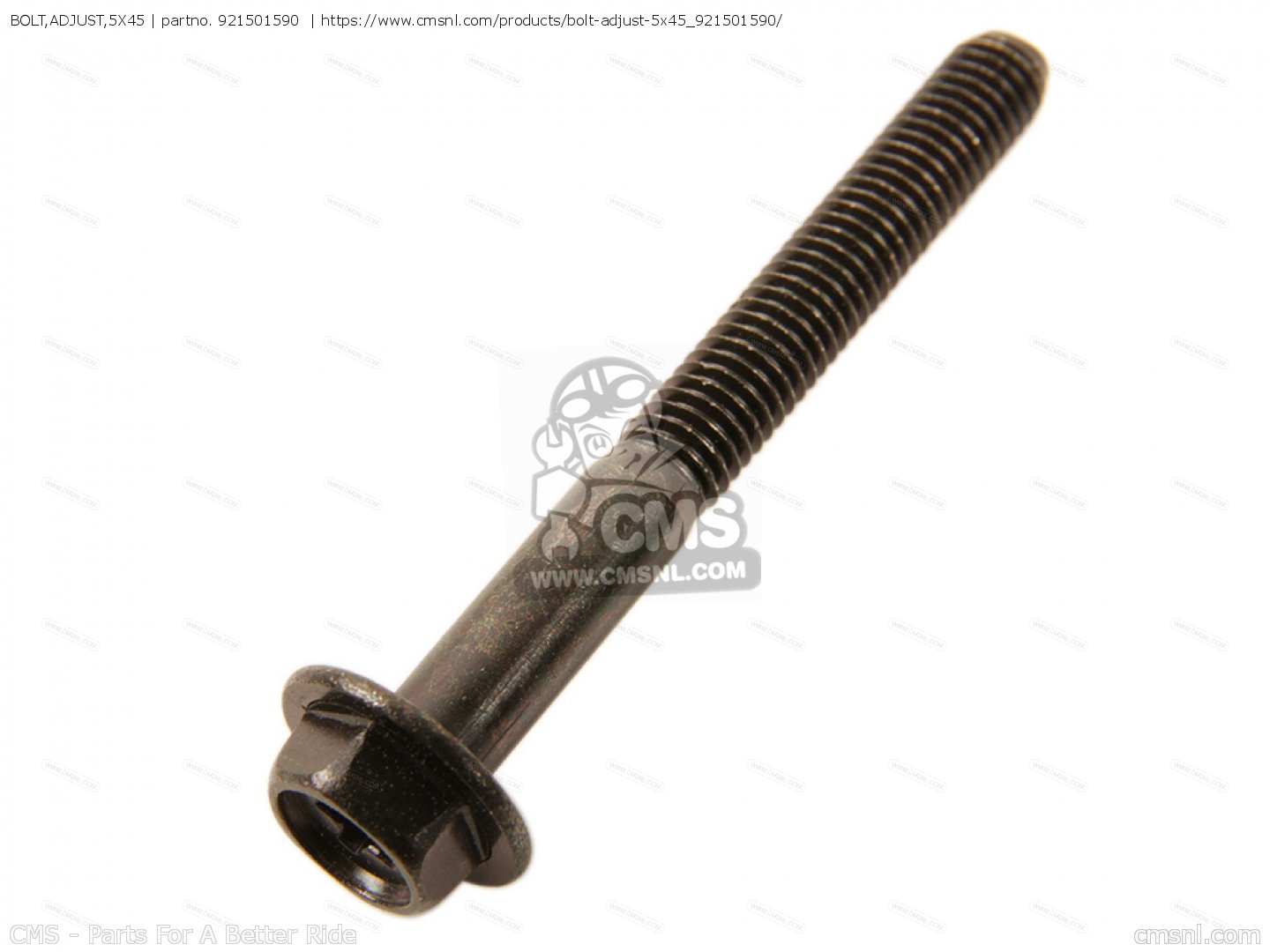 921501590: BOLT,ADJUST,5X45 Kawasaki - buy the 92150-1590 at CMSNL