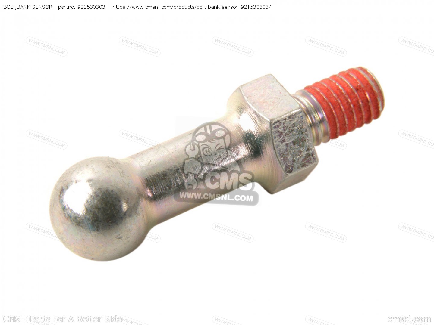 921530303: BOLT,BANK SENSOR Kawasaki - buy the 92153-0303 at CMSNL
