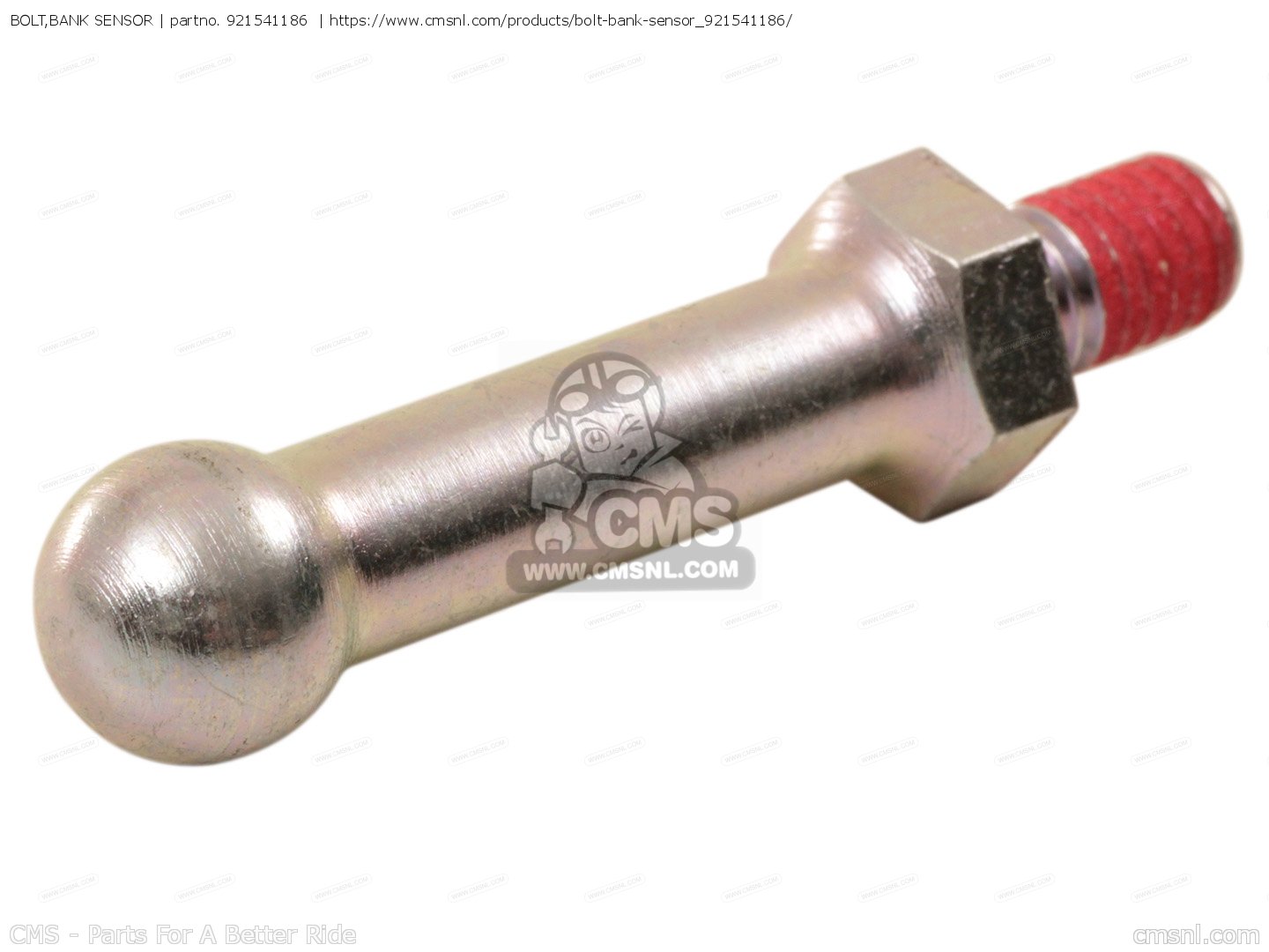 921541186: BOLT,BANK SENSOR Kawasaki - buy the 92154-1186 at CMSNL