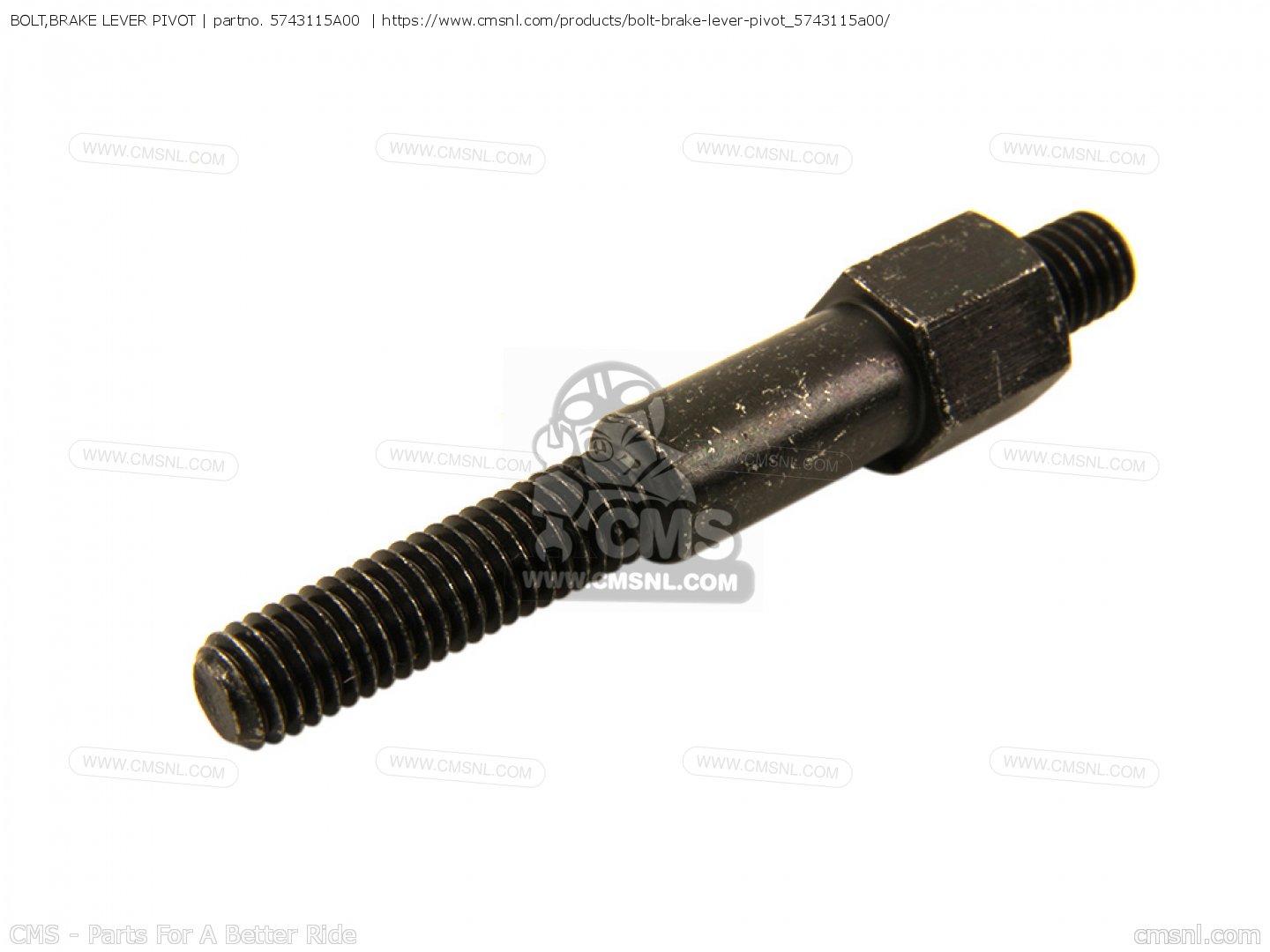 BOLT,BRAKE LEVER PIVOT for DR500S 1987 (H) - order at CMSNL