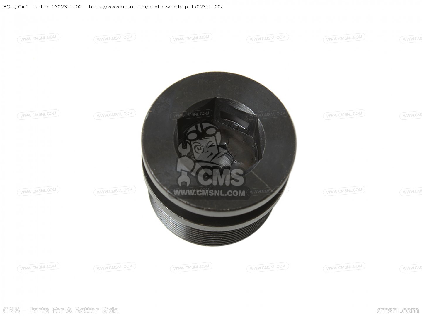 1X02311100: Bolt, Cap Yamaha - buy the 1X0-23111-00 at CMSNL